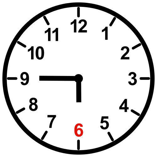 A Quarter To Seven ARASAAC Global Symbols