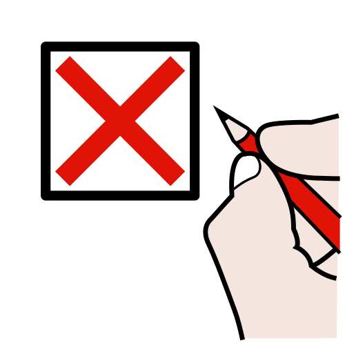 Cross Out In ARASAAC Global Symbols