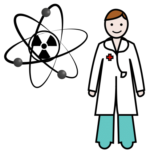 Nuclear Medicine Doctor In ARASAAC Global Symbols