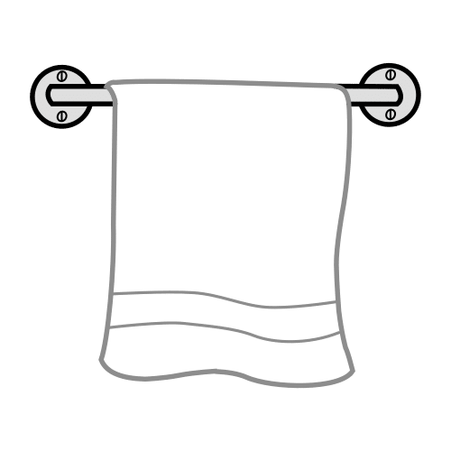 Towel Bar In ARASAAC Global Symbols Towel Bar In ARASAAC Global Symbols