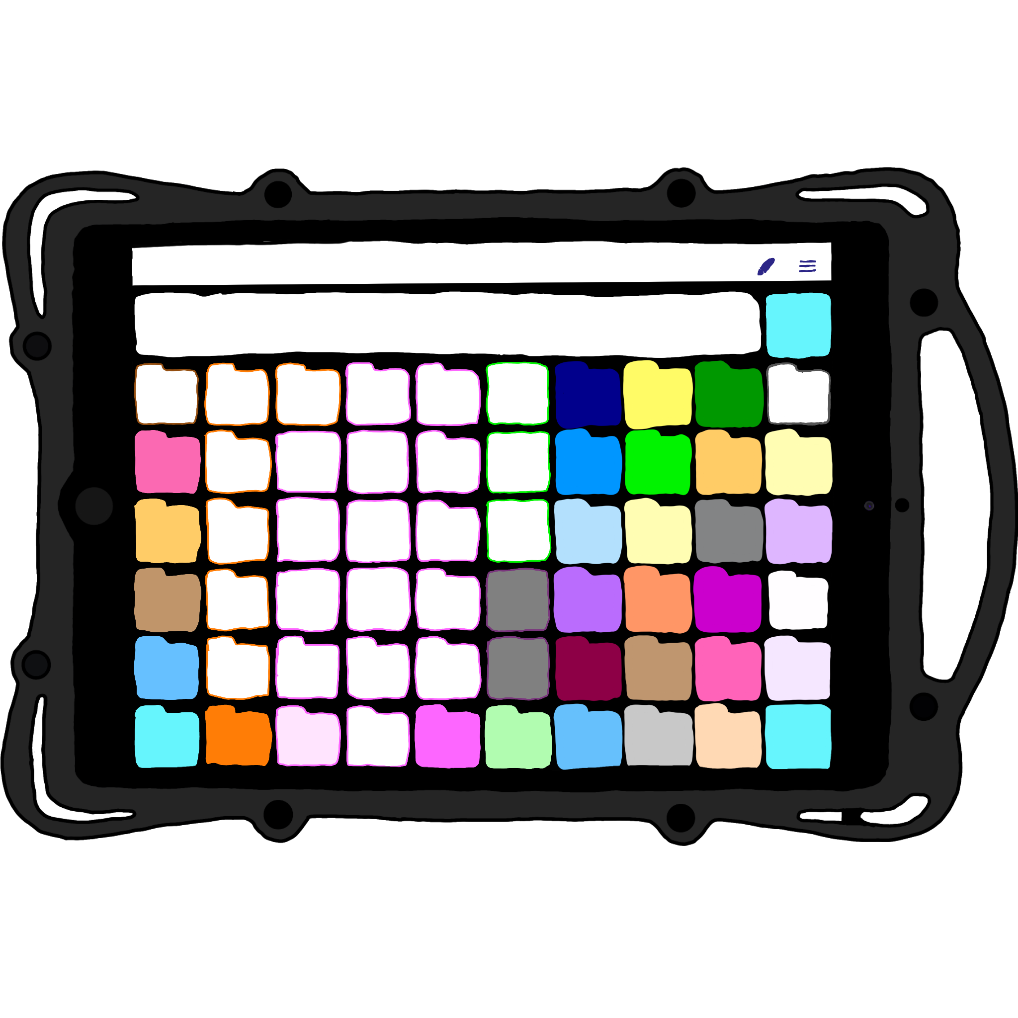 AAC Tablet In AAC Image Library Global Symbols
